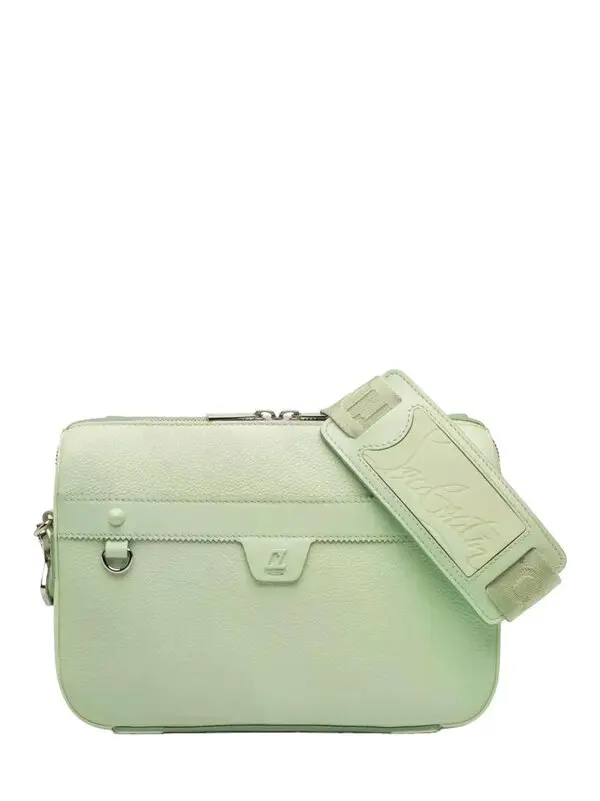 CHRISTIAN LOUBOUTIN Leather Ruisbuddy Crossbody Bag - Green