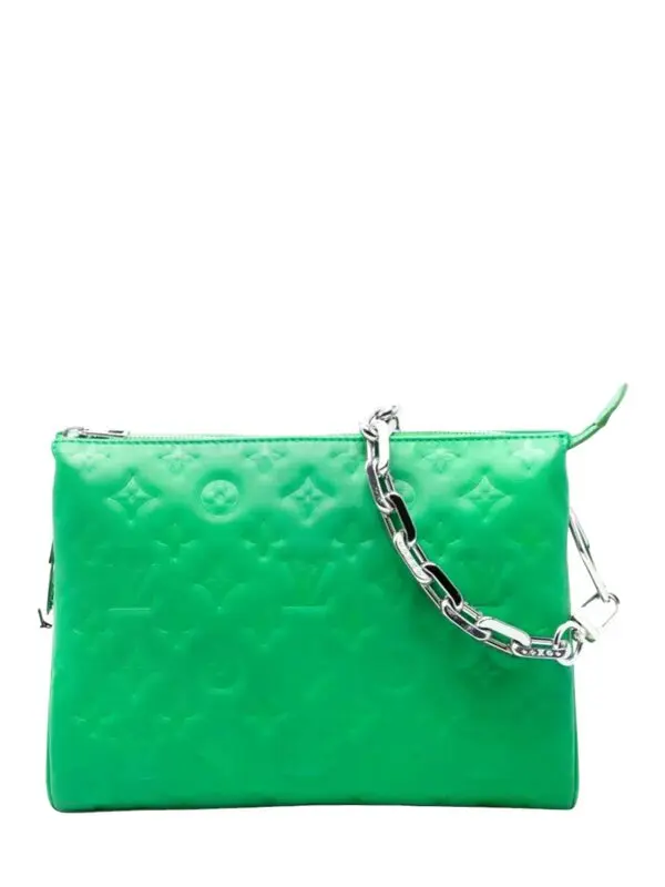 LOUIS VUITTON 2021 Monogram Embossed Coussin Pm - Green