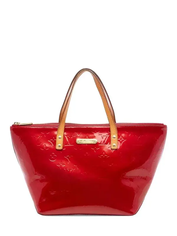 LOUIS VUITTON 2007 Monogram Vernis Bellevue Pm Handbag - Red