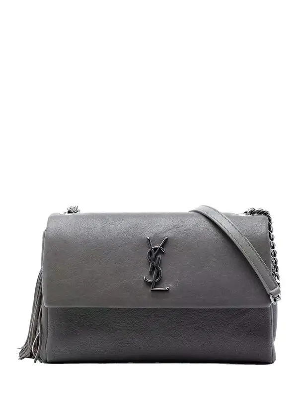 Saint Laurent 2017 Medium West Hollywood Crossbody Bag - Grey
