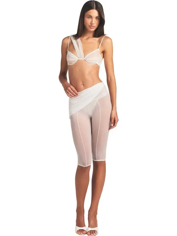 SKIMS Draped Capri - Ivory