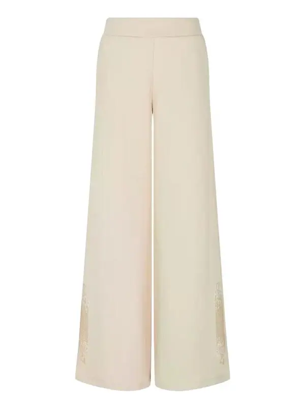 EA7 Logo Trousers - Neutrals