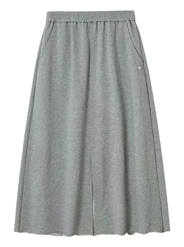 B+AB A-line Midi Skirt - Grey