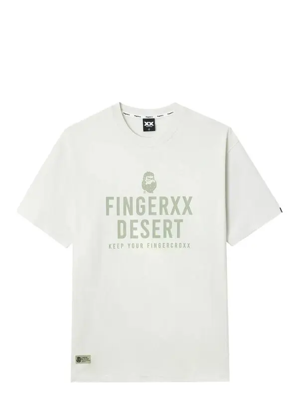 FINGERCROXX Logo-print T-shirt - Neutrals