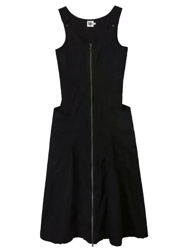B+AB Zip-fastening Midi Dress - Black