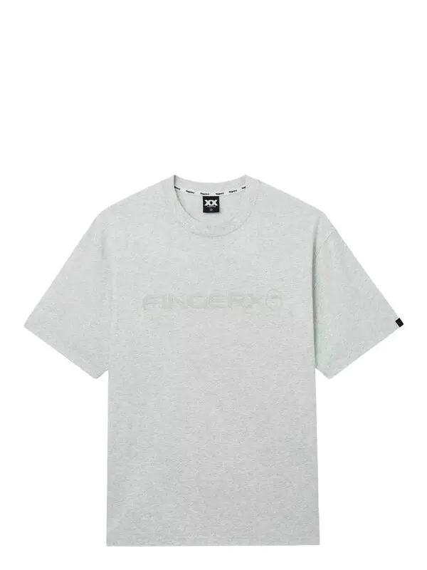 FINGERCROXX Logo-print T-shirt - Grey