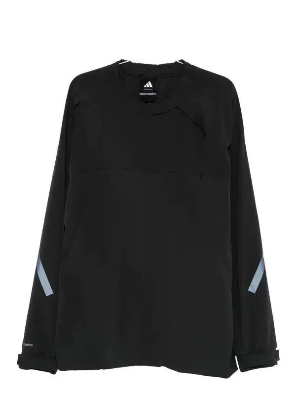 Adidas Reflective-detail Performance Sweatshirt - Black