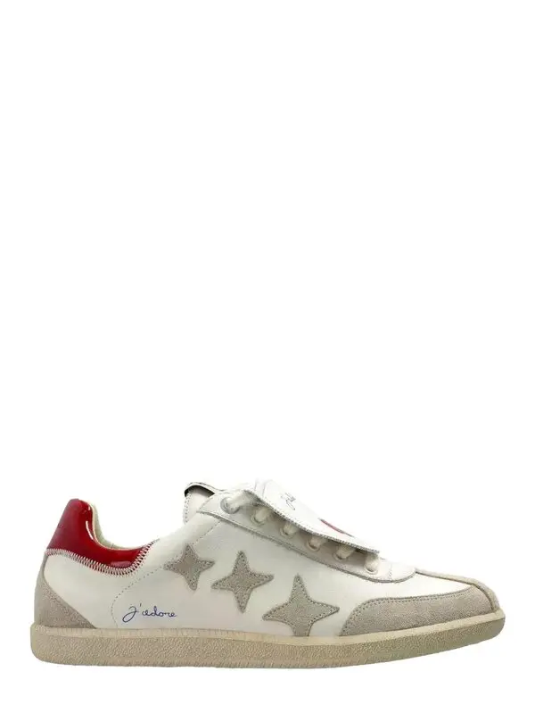 DUKE + DEXTER Star-patch Sneakers - Neutrals