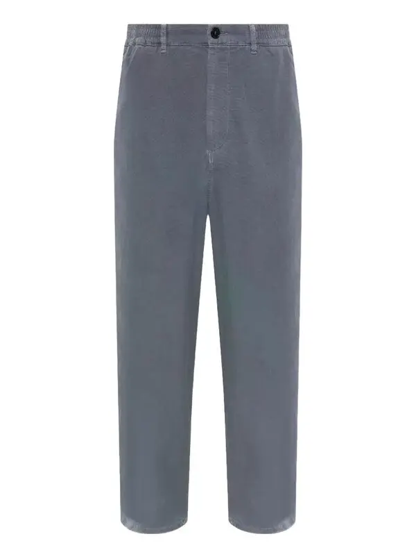 American Vintage Cotton Cargo Pants - Grey