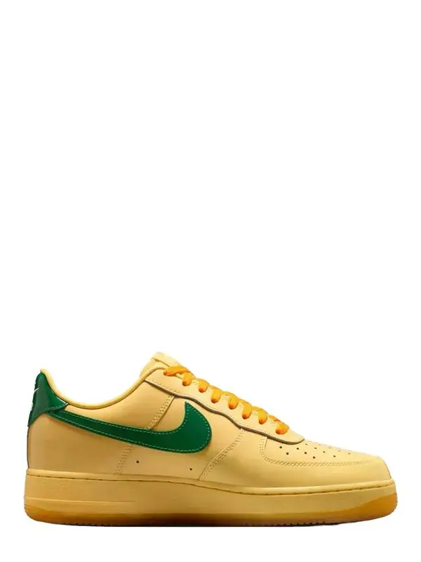 Nike Air Force 1 Low Patent-leather Sneakers - Yellow