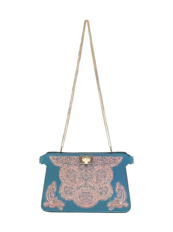 Fendi Peekaboo Shoulder Bag - Blue