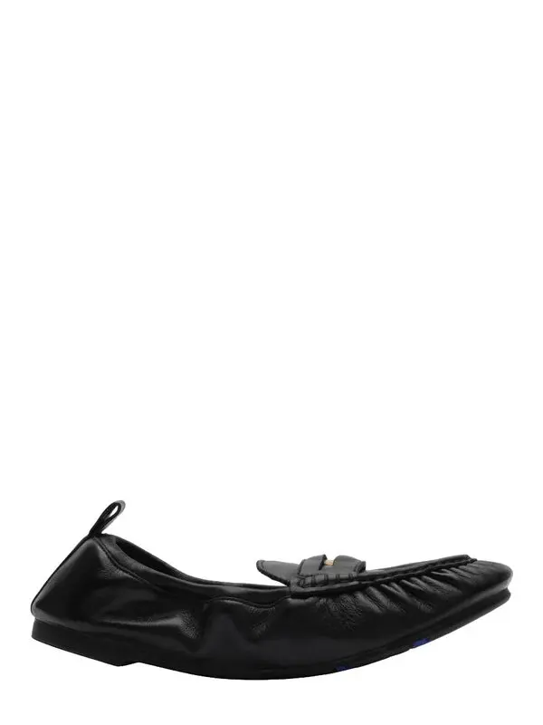 Burberry Leather Loafers - Black