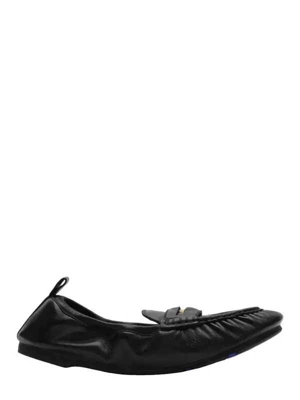 Burberry Leather Loafers - Black