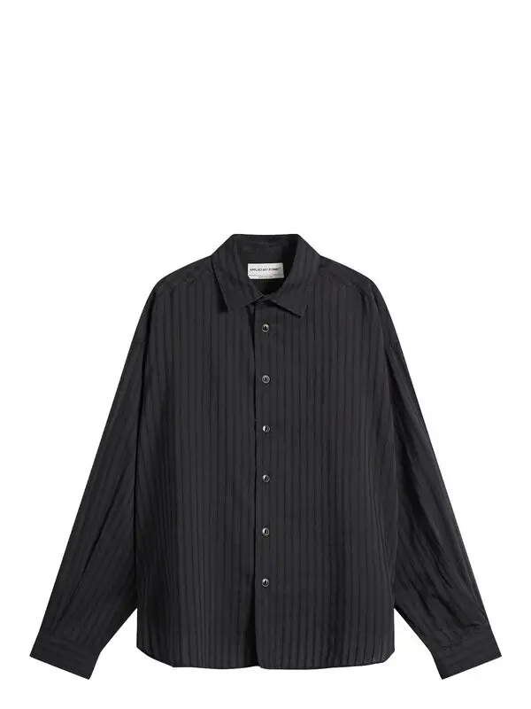 APPLIED ART FORMS Soho Stripe Shirt - Black