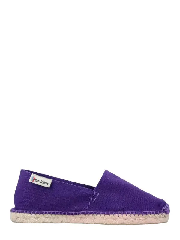 ESPADRILLES Whipstitch-trim Canvas - Purple
