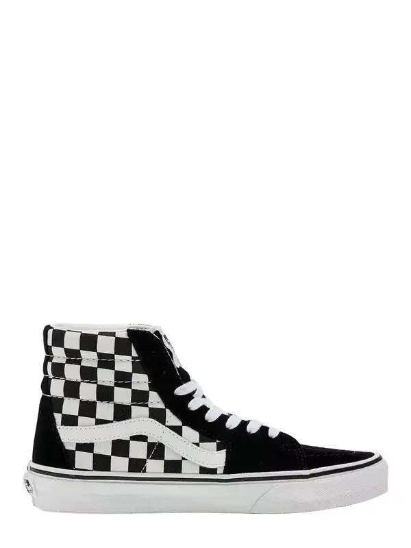 VANS Sk8-hi Check Sneakers - Black