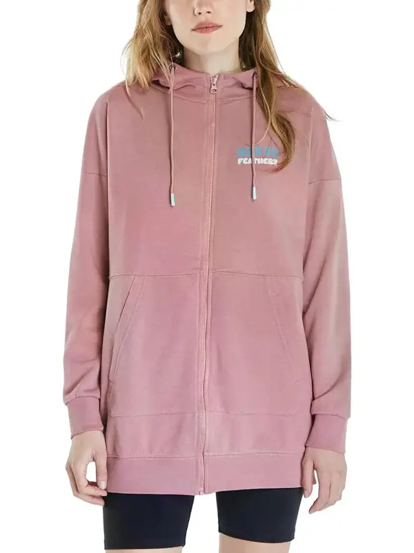 HORSEFEATHERS Logo-print Zip-up Hoodie - Pink
