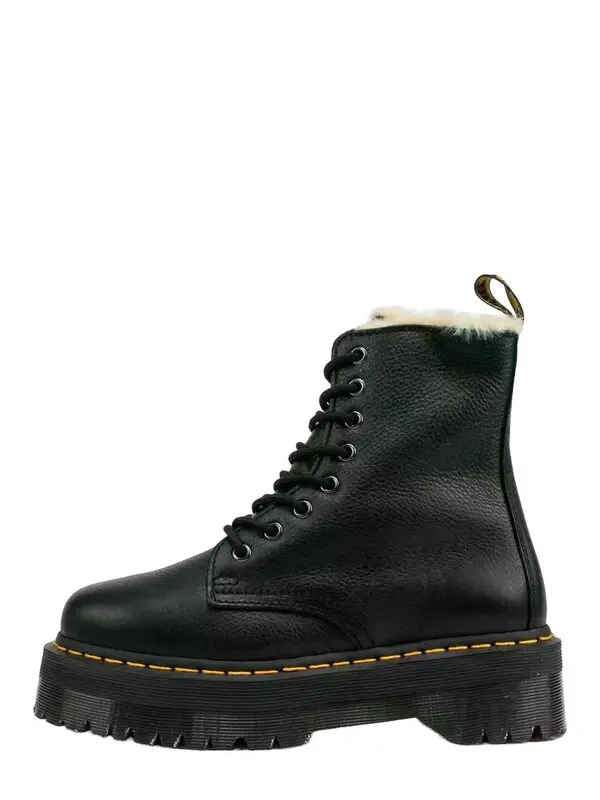 Dr. Martens Lace-up Platform Boots - Black