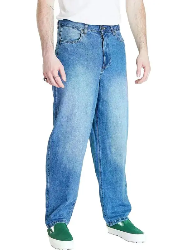 URBAN CLASSICS 90's Faded-wash Jeans - Blue