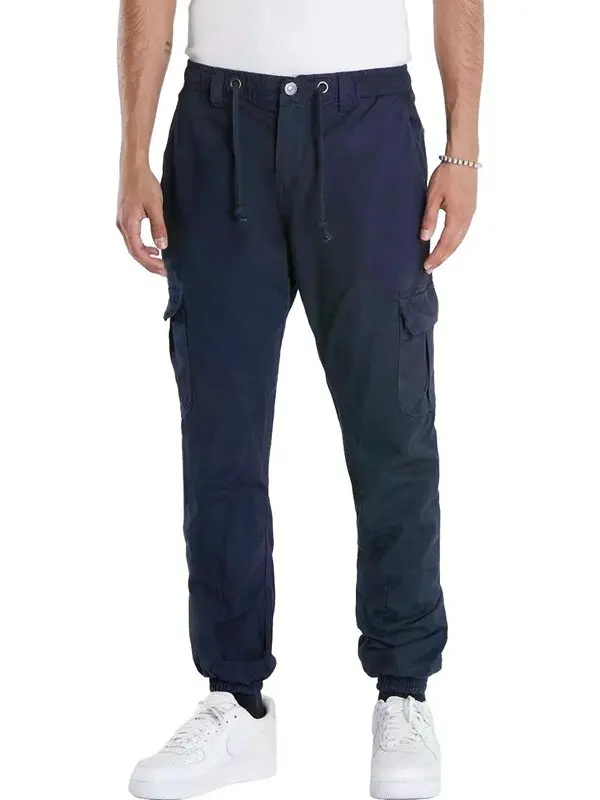 URBAN CLASSICS Drawstring-waist Cargo Pants - Blue