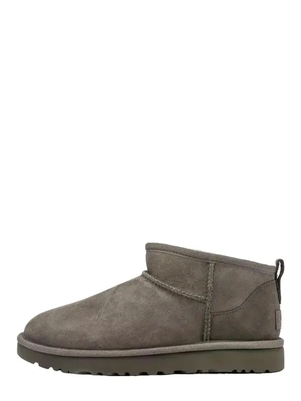 UGG Classic Ultra Mini Suede Ankle Boots - Grey
