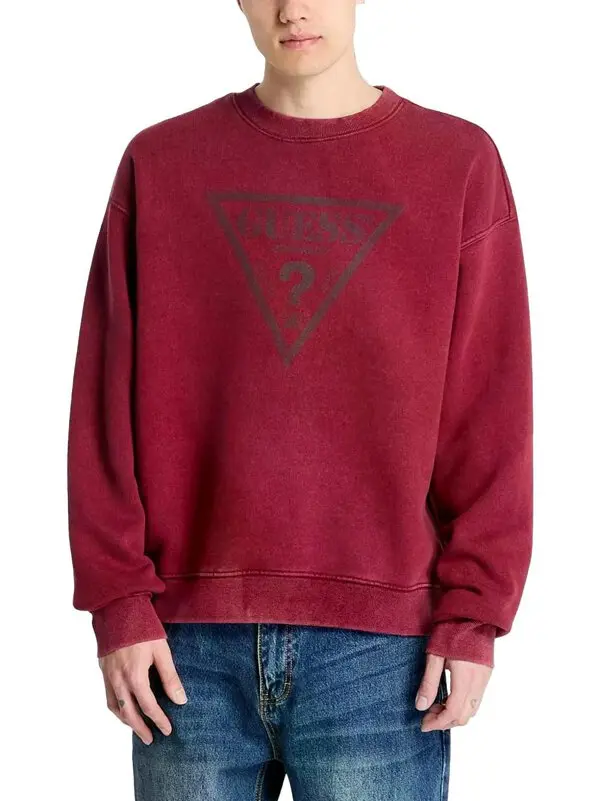 Guess Logo-print Sweatshirt - Red