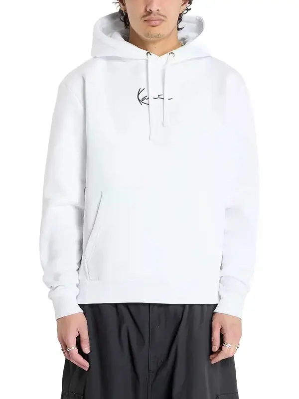 KARL KANI Logo-detailed Hoodie - White
