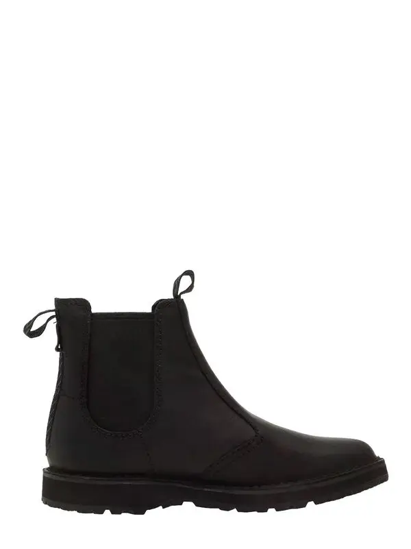Clarks Solsbury Easy Leather Ankle Boots - Black