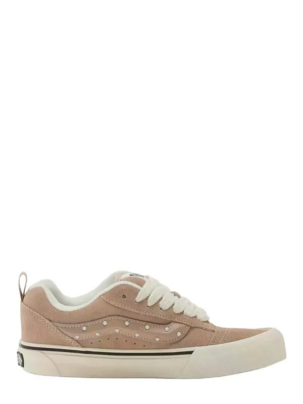 VANS Knu Skool Embellished Suede Sneakers - Pink