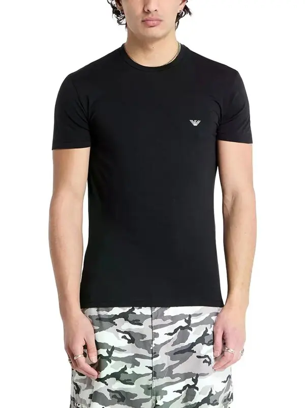 EA7 Logo-patch T-shirt - Black