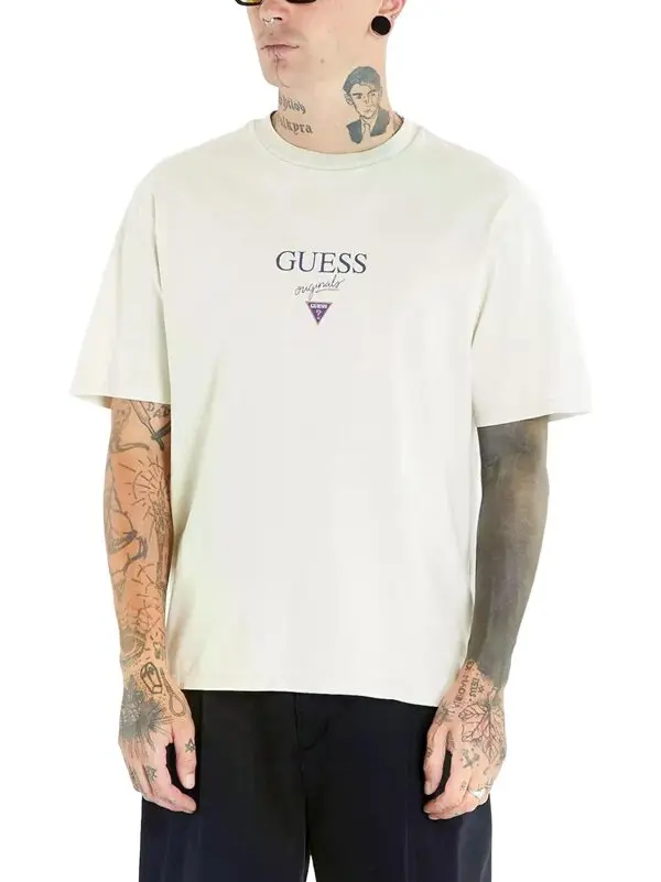 Guess Baker-logo T-shirt - Neutrals