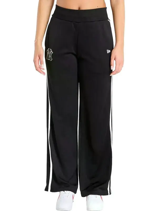 New Era New York Yankees Side-stripe Track Pants - Black