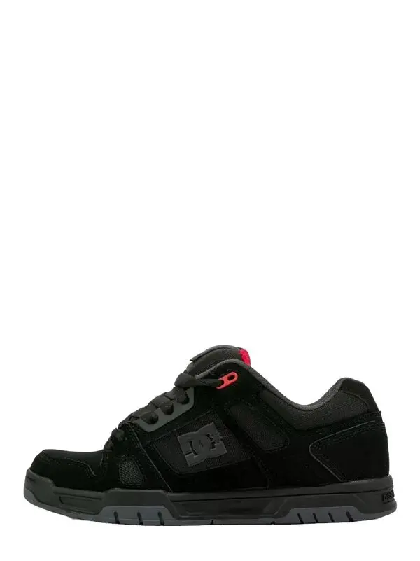 DC SHOES Panelled Logo-patch Sneakers - Black