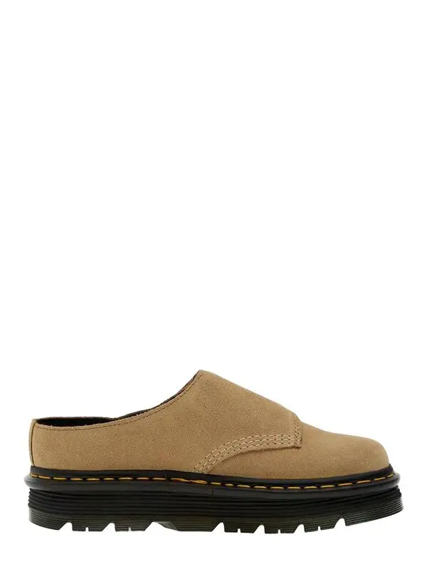 Dr. Martens Zebzag Anywair Touch-strap Suede Sneakers - Neutrals