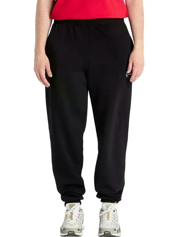 KARL KANI Logo-embroidered Track Pants - Black