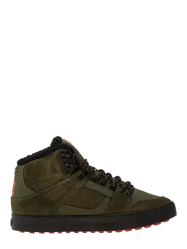 DC SHOES Panelled Lace-up Sneakers - Green