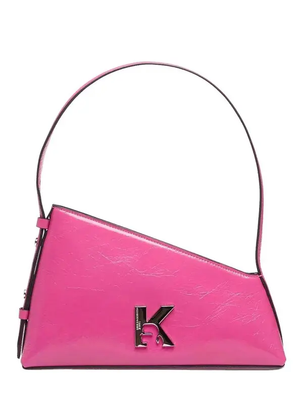 Karl Lagerfeld Asymmetric Shoulder Bag - Pink