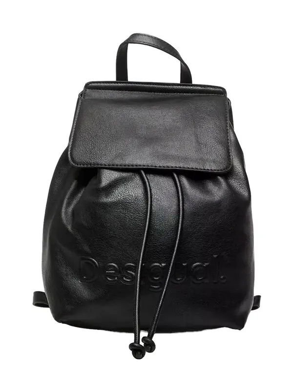 Desigual Logo-embossed Backpack - Black