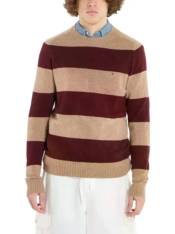 Tommy Hilfiger Horizontal-stripe Sweater - Neutrals
