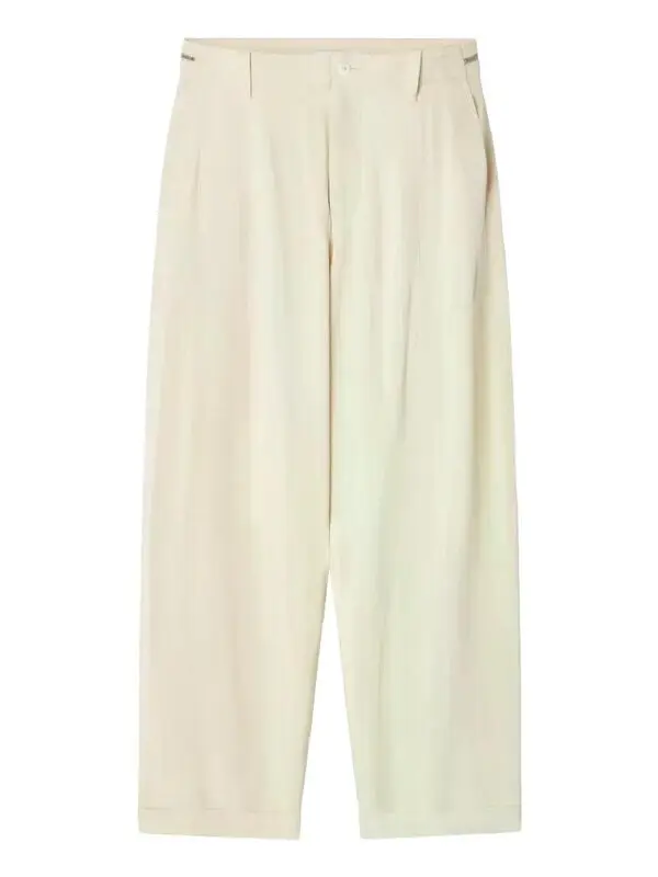 LANVIN Zip-detail Trousers - Neutrals