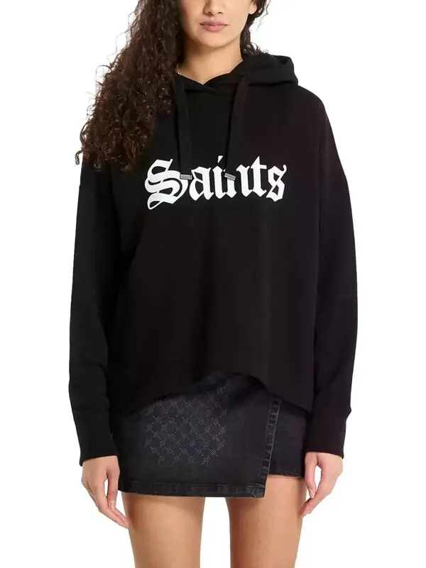 ALLSAINTS Logo-print Hoodie - Black