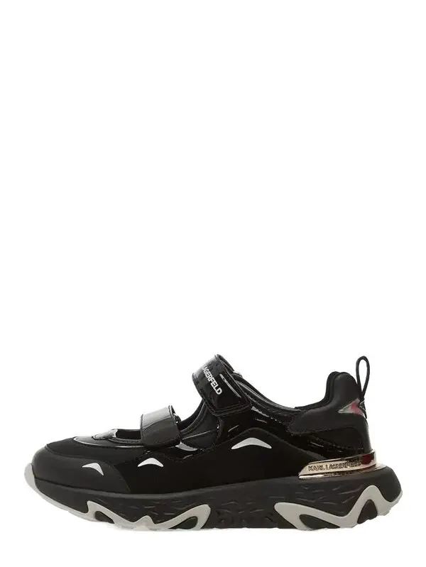 Karl Lagerfeld Blaze Firefly Touch-strap Sneakers - Black