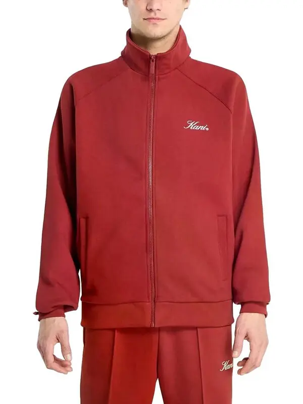 KARL KANI Zip-up Sweatshirt - Red
