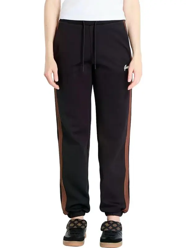 Guess Side-stripe Track Pants - Black