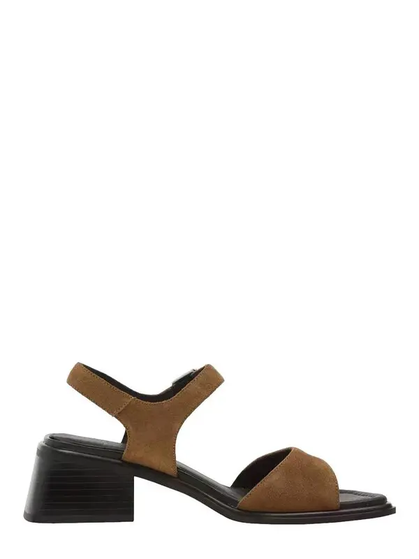 VAGABOND SHOEMAKERS Ines Suede Block-heel Sandals - Brown