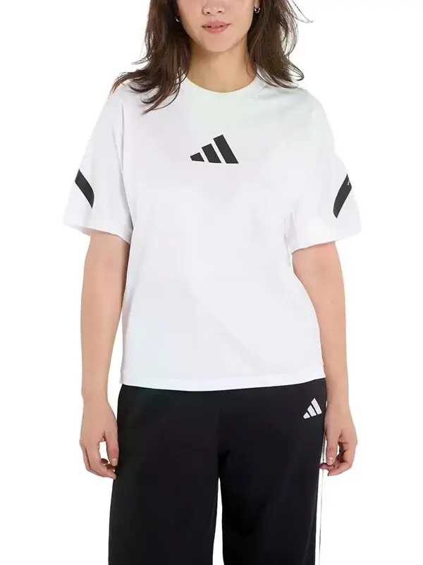 Adidas Logo-print T-shirt - White