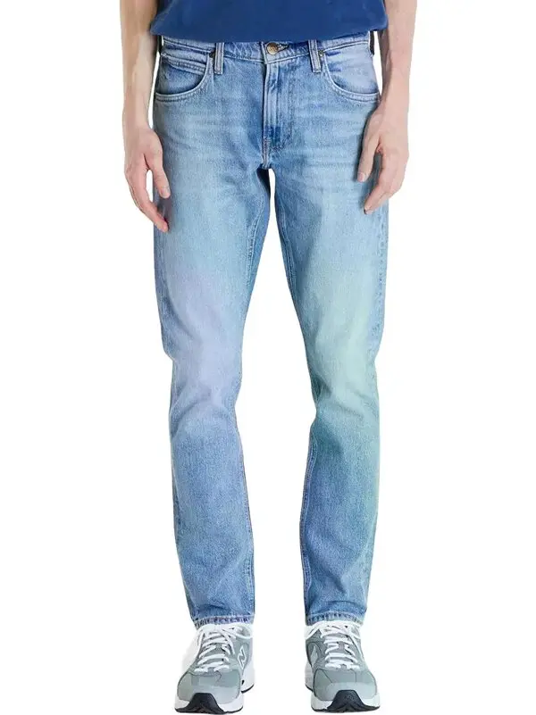 LEEM Faded-wash Jeans - Blue