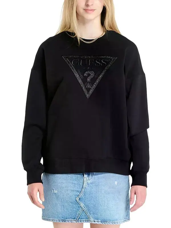 Guess Logo Sweatshirt - Black