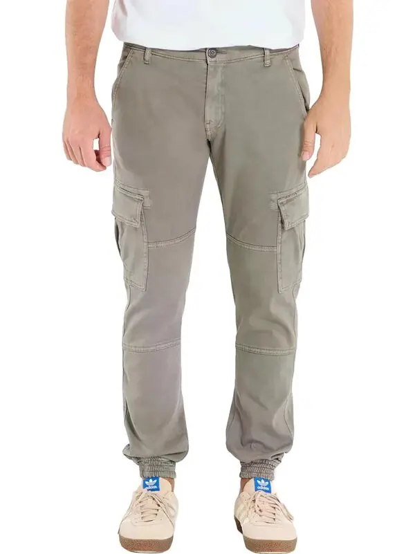 URBAN CLASSICS Elasticated-cuff Cargo Pants - Grey