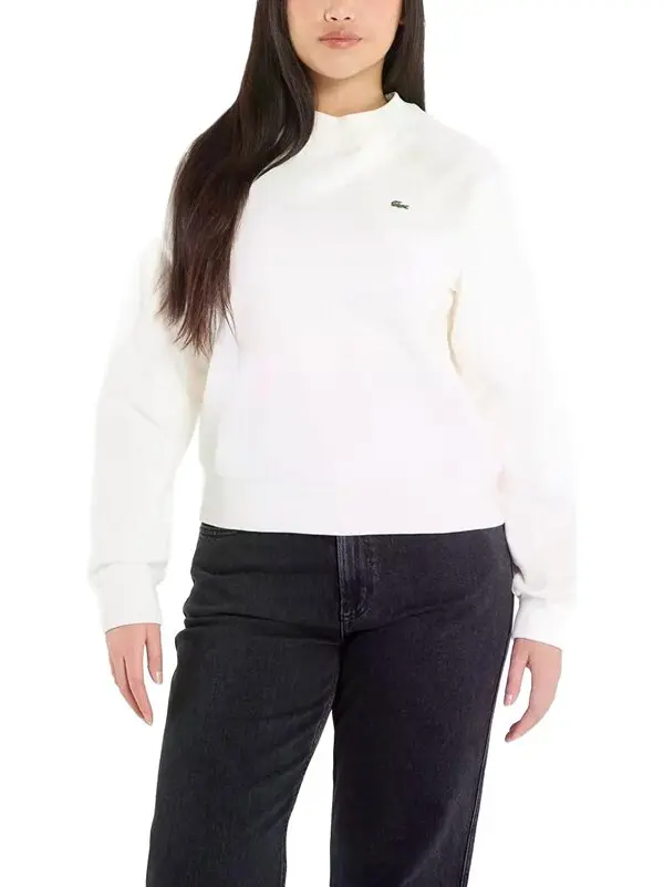 Lacoste Cotton Sweatshirt - White